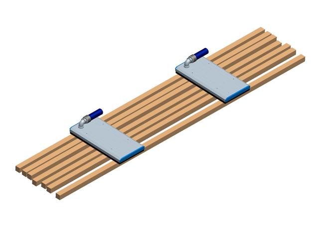 Vacuum Grippers for lifting timber, lumber & wood.
